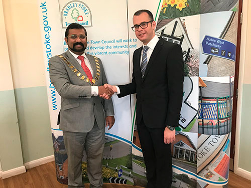 Congratulations Councillor Tom Aditya - New Mayor of Bradley Stoke ...