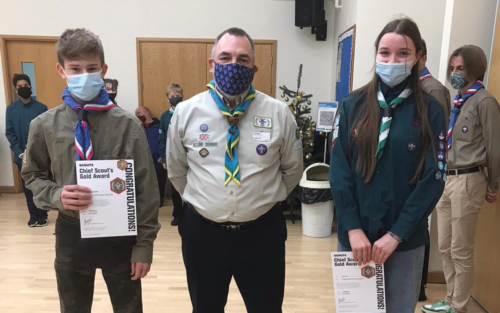 OSR Scouts receive Gold Chief Scouts Awards plus several Other Awards ...